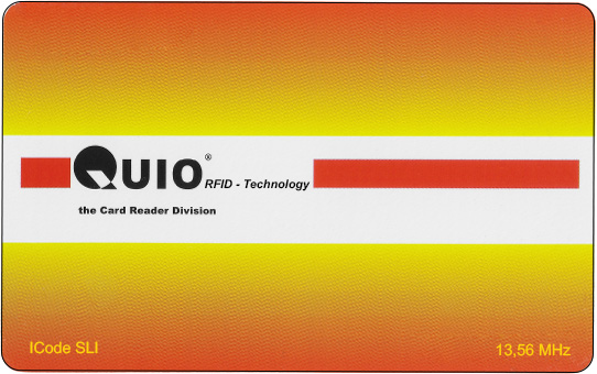 ICode SLI blank - QUIO – RFID/NFC Kartentechnologie